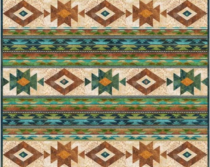 Sedona Stripe - Quilt KIT - by Tourmaline & Thyme - 46" X 62" - Throw ...