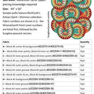 Starshine Beauty - Quilt PATTERN - by Patti's Patchwork - Features ...