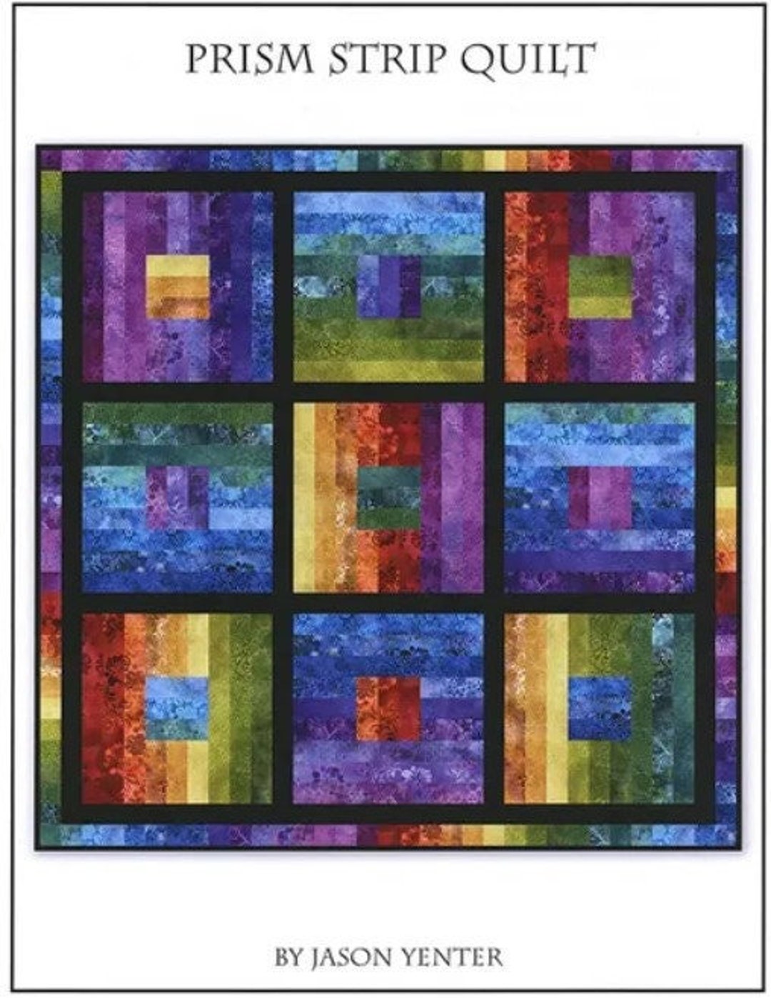 Prism Strip Quilt KIT Designed by Jason Yenter for in the - Etsy