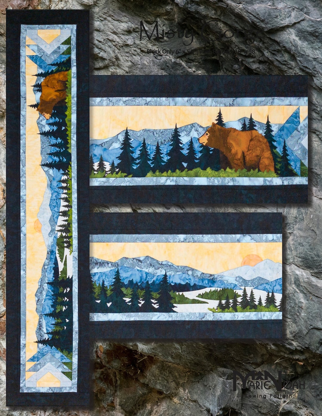 Misty Gorge KIT - by Marie Noah at Northern Threads - Fits 6" X 54 ...