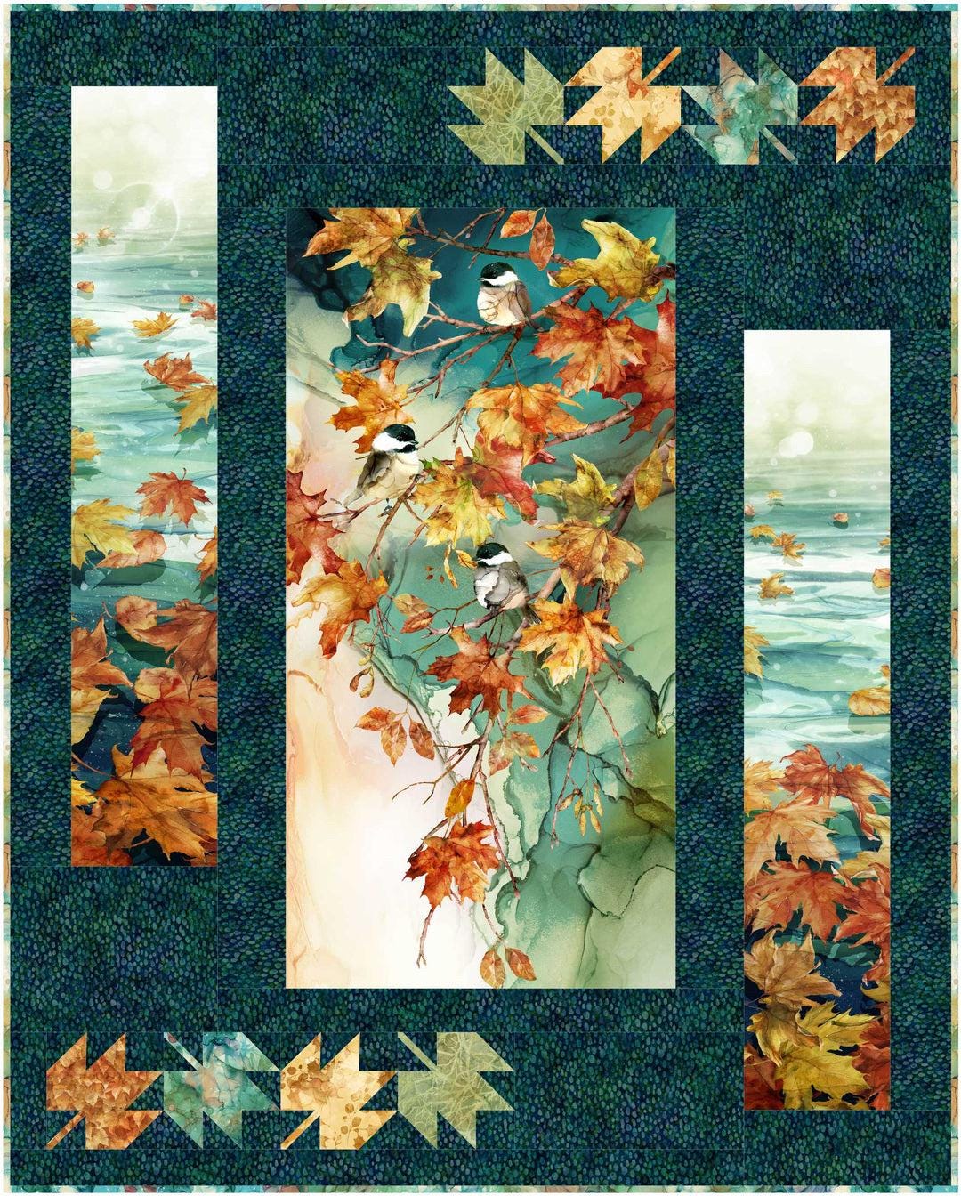 Autumn Blaze - Quilt PATTERN - by Patti's Patchwork - Multiple Sizes ...