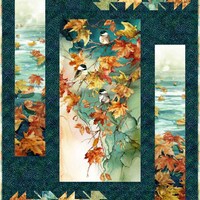 Autumn Nights Throw Quilt Pattern Using Northcott Panel (digital ...