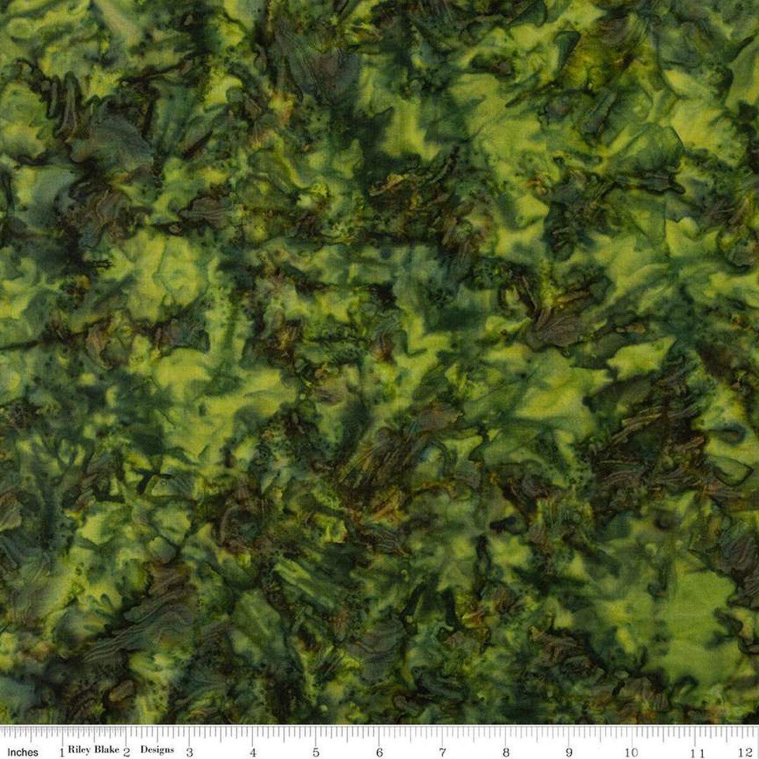 Expressions Batiks - Elementals Color Play - Spring Pear - Yardage - by Riley Blake Designs ...