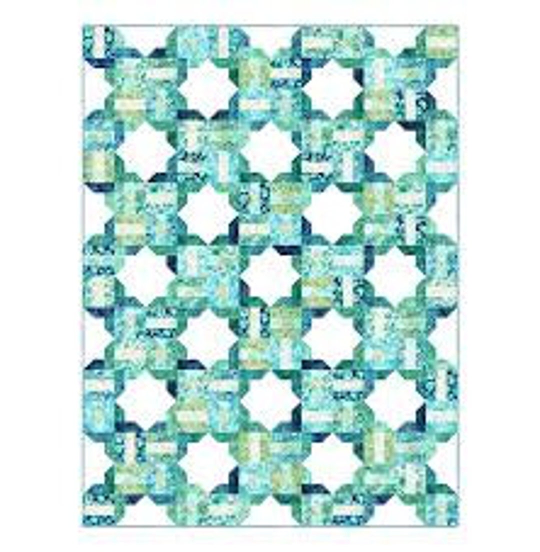 Moroccan Tiles - Quilt PATTERN - by Quiltfox Design - Multiple Sizes ...