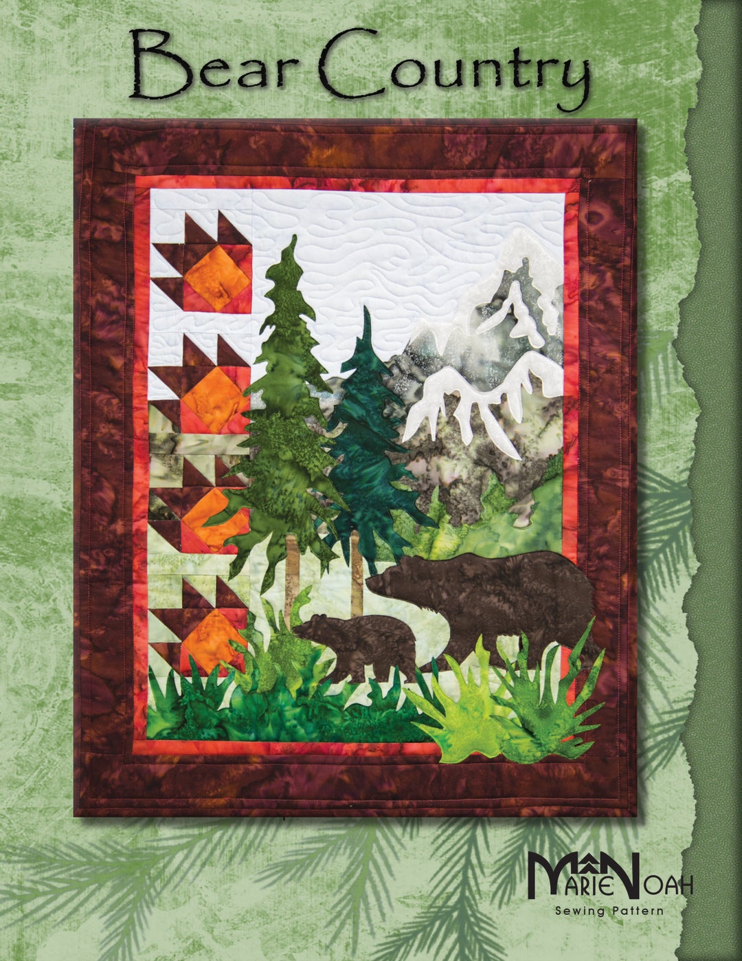 Bear Country PATTERN - by Marie Noah at Northern Threads - Finished ...