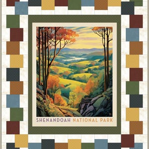 Shenandoah National Park Quilt KIT - Features National Parks Panel by ...