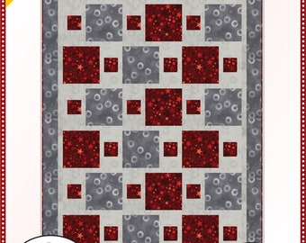 Tumbling Triangles 3 Yard Quilt Pattern by Fran Morgan of Fabric Cafe ...