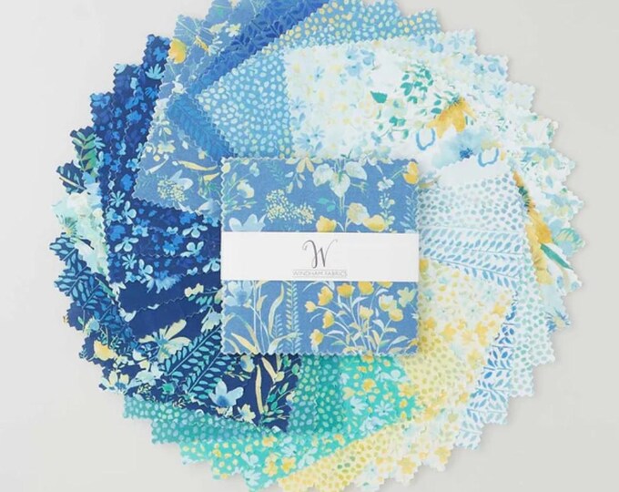 Buttercup Charm Pack - by Whistler Studio for Windham Fabrics - 42pc ...