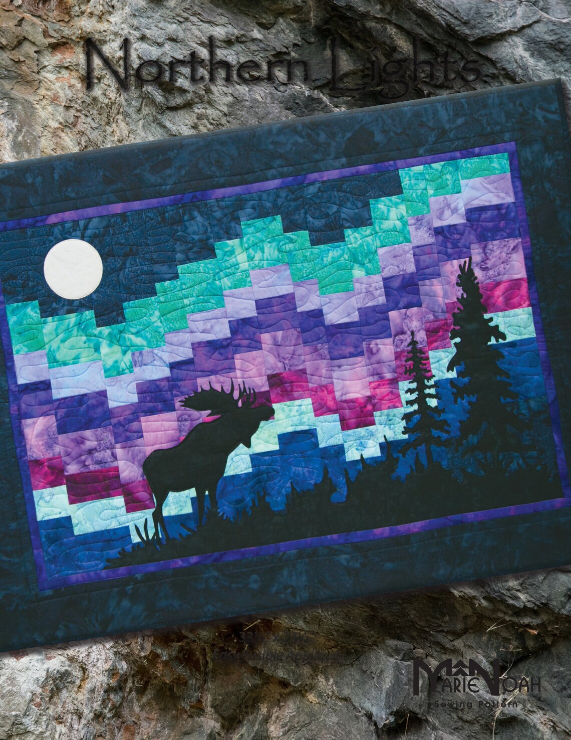 Northern Lights Laser Cut Fabric KIT - by Marie Noah at Northern ...