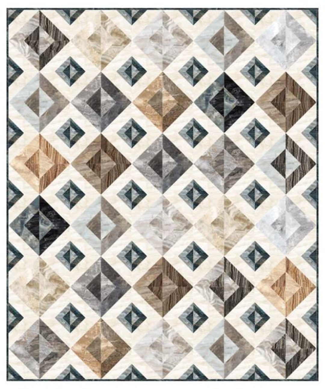 Roof Tops - Quilt PATTERN - by Patti's Patchwork - Multiple Sizes ...