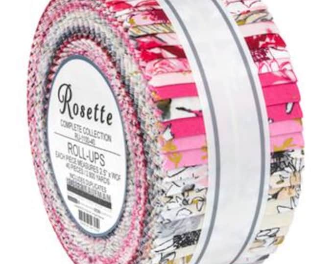 Ruby Fern- Jelly Roll - by Robert Kaufman Fabrics - 2 1/2" Strips- Red ...