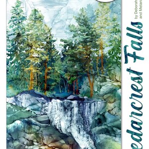 Cedarcrest Falls Olive Twig Texture - Yardage - by Deborah Edwards ...