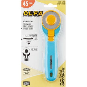 OLFA Quick-change 45mm Rotary Cutter - Aqua - Etsy