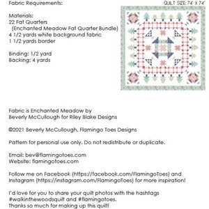 A Walk in the Woods - Quilt PATTERN - by Beverly Mccullough of Famingo ...