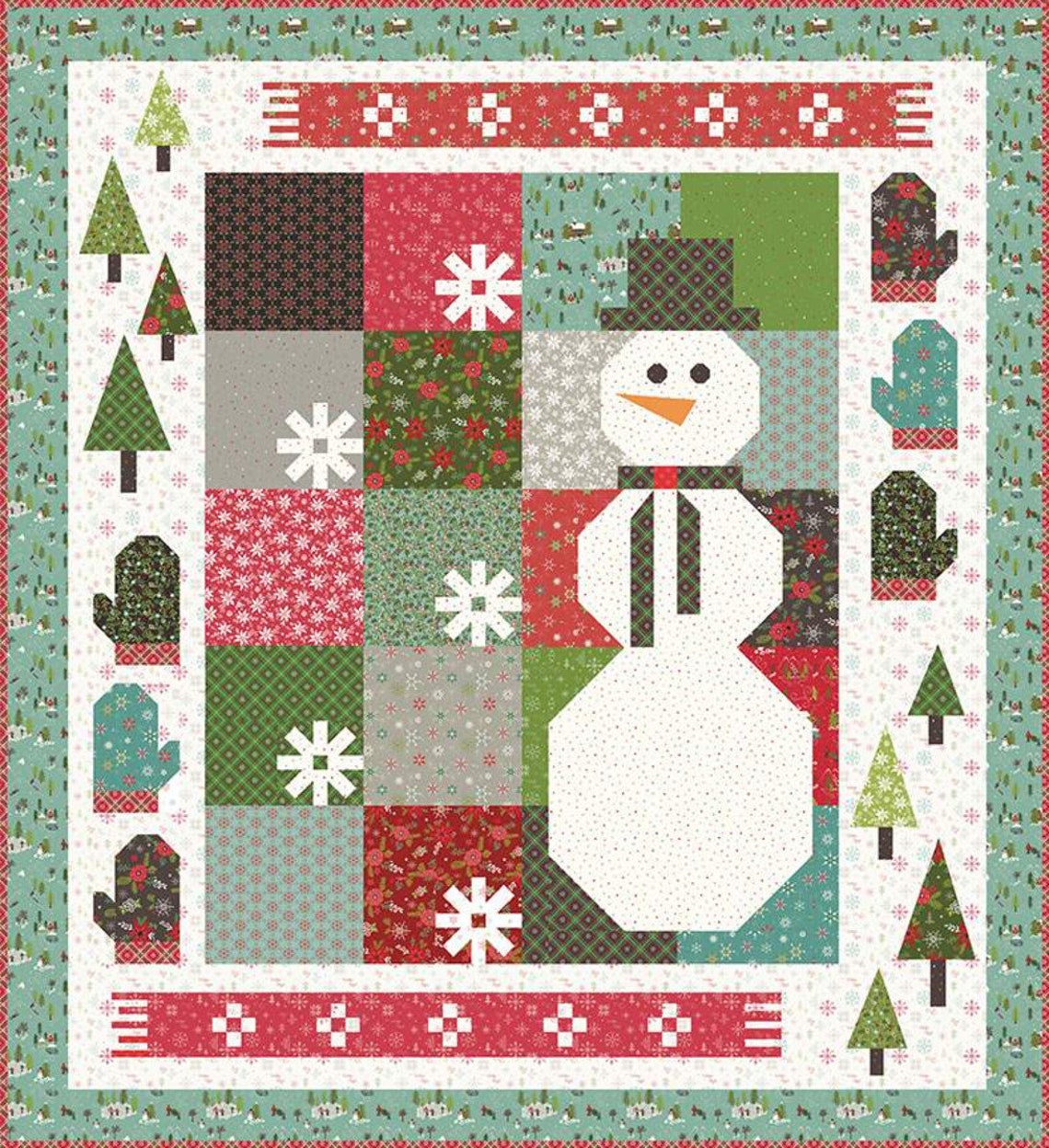Winter Wonder Sampler Quilt PATTERN Winter Wonder Designed - Etsy
