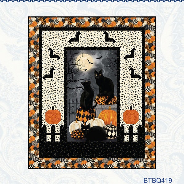 Halloween Quilt Panels - Etsy