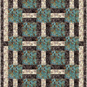 Porch Rails 3 Yard Quilt Pattern - by Fran Morgan of Fabric Cafe ...