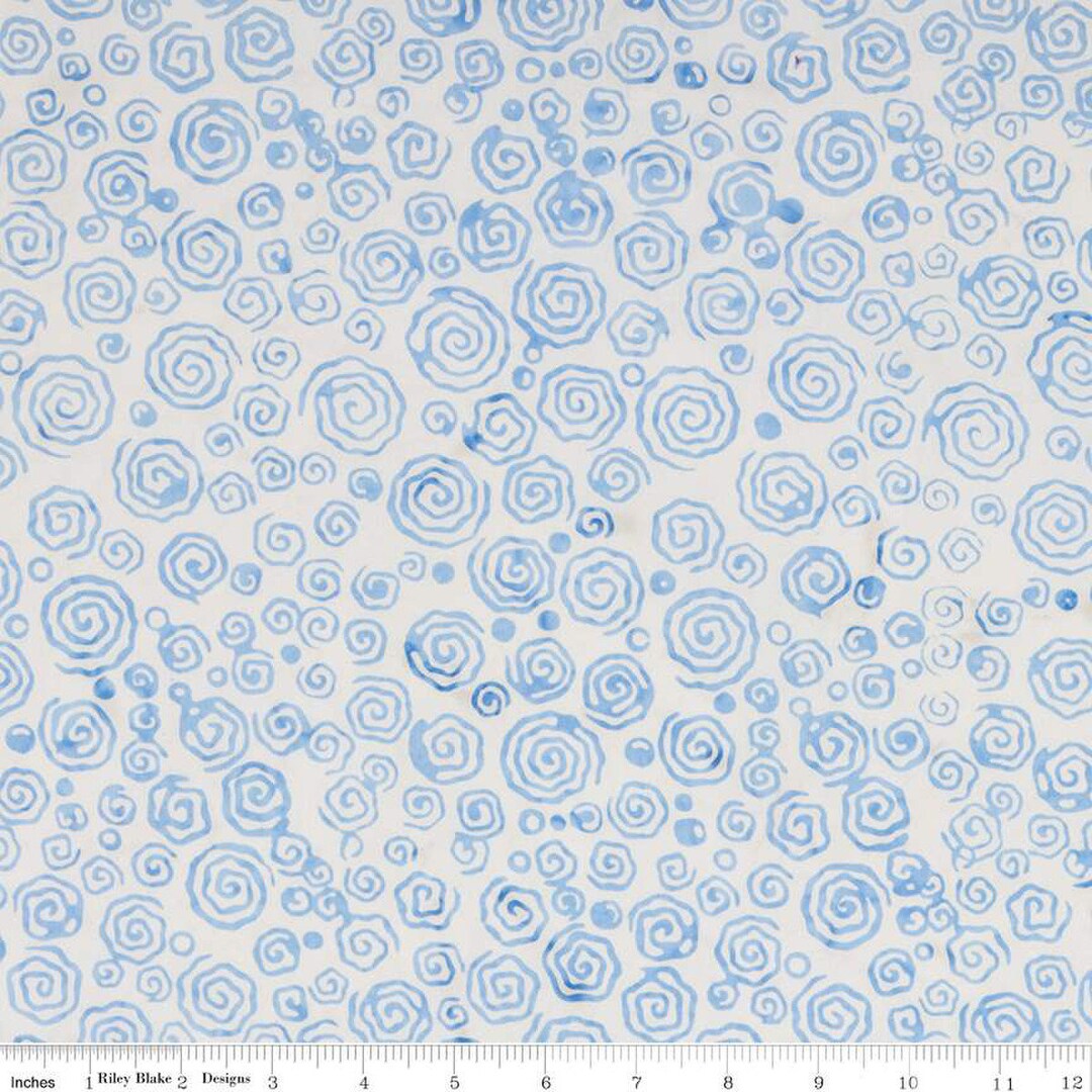 Expressions Batiks - Tjaps - Little Boy Blue - Yardage - by Riley Blake ...