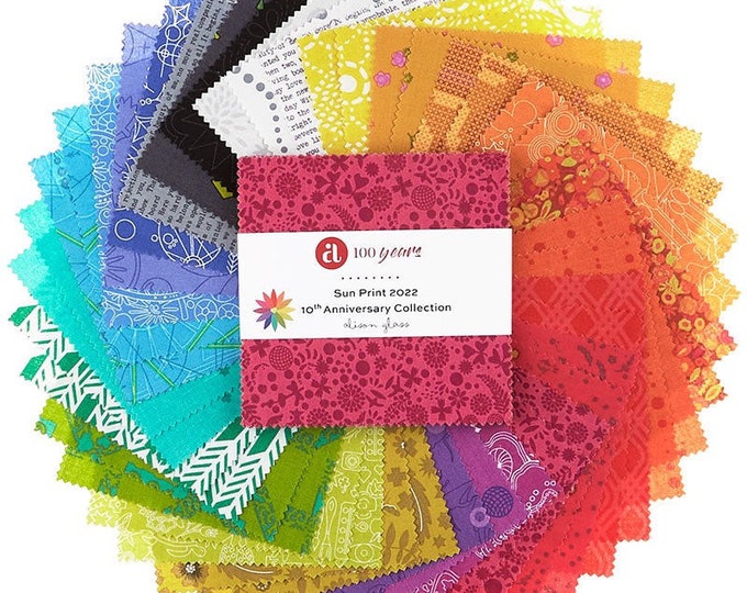 Sun Print 2022 10th Anniversary Collection Single Scoops Charm Pack 42 ...