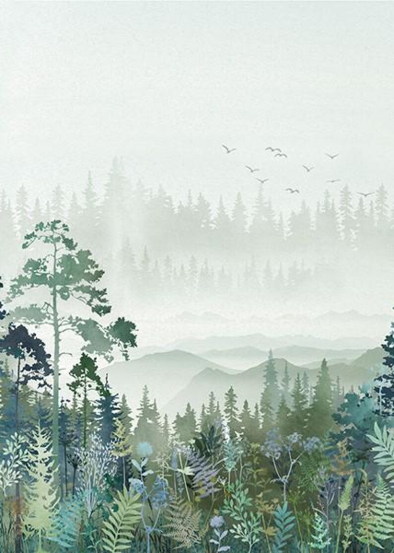 Tree Line Quilt KIT - Features Tree Line Panels by Hoffman & Quilters ...