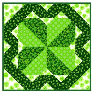 Lucky You Are - Quilt PATTERN - Table Runner (23" X 53") and Placemats ...