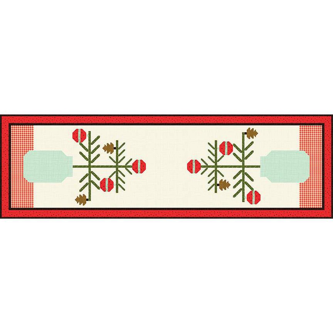 In a Fruit Jar Winter Runner Boxed Kit - Adel in Winter - Quilt KIT ...