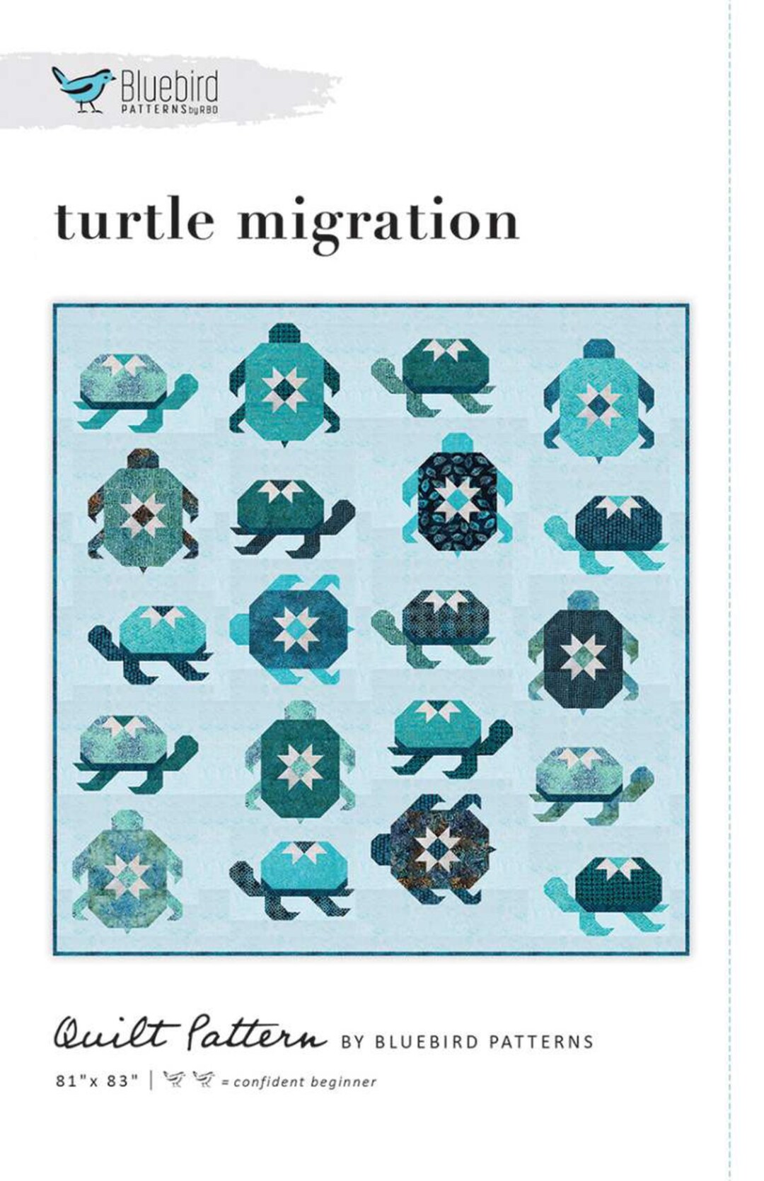 Turtle Migration Quilt Pattern by Bluebird Patterns for Riley Blake ...