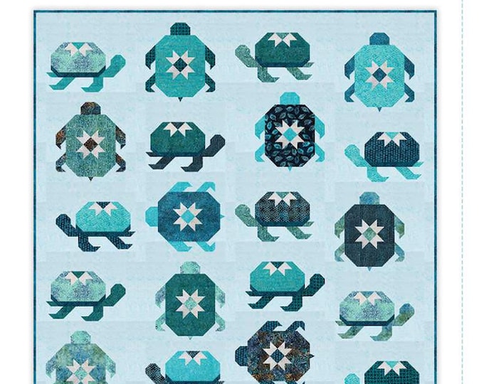 Turtle Migration Quilt Pattern by Bluebird Patterns for Riley Blake ...