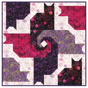 Cat-tails - Quilt PATTERN - by Patti's Patchwork - Multiple Sizes ...