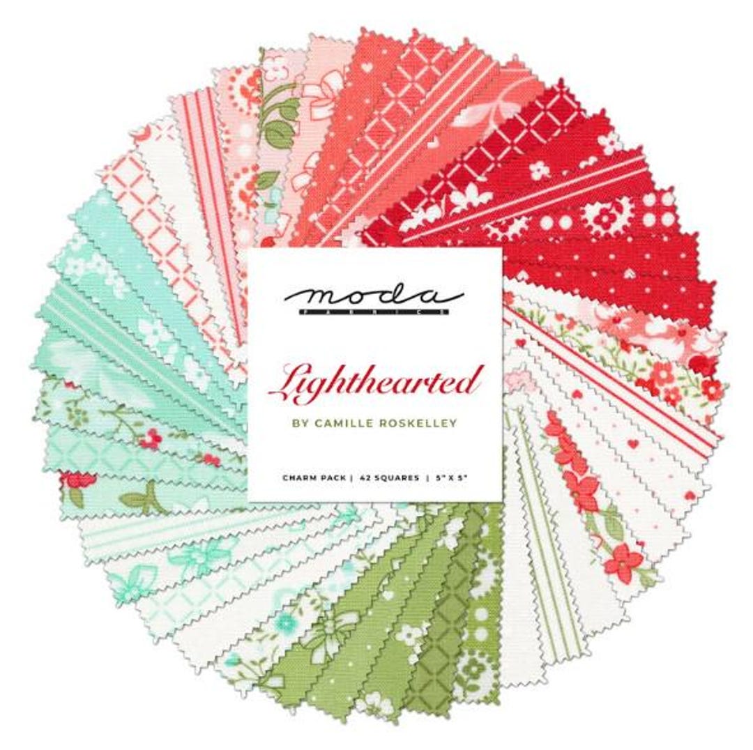 Lighthearted Charm Pack - by Camille Roskelley for Moda Fabrics - Etsy
