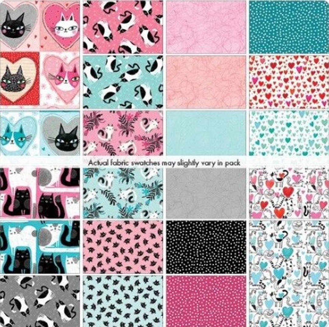 Perfect Cats - Charm Pack - Stacker - (42) 10 Inch Squares - by ...