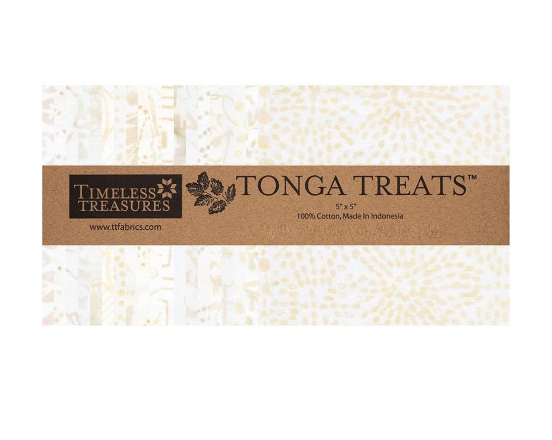Tonga Treats Batiks Vanilla Minis Charm Pack 42 5 Squares 5 Stacker by ...