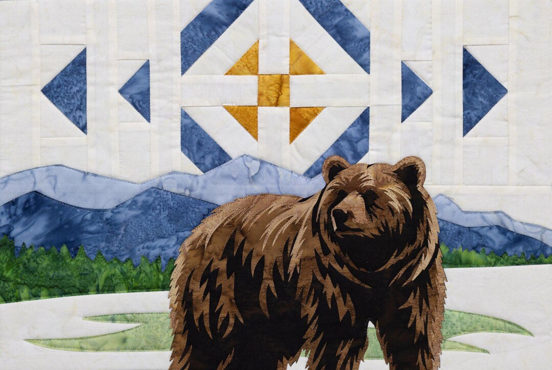 The Last Frontier Collection - Grizzly Bear Pattern - by Marie Noah ...