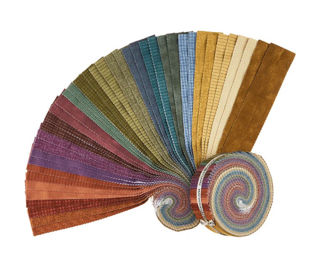 Woolies Flannel - Sorbetto - (40) 2.5" Strips - Jelly Roll - by Bonnie ...