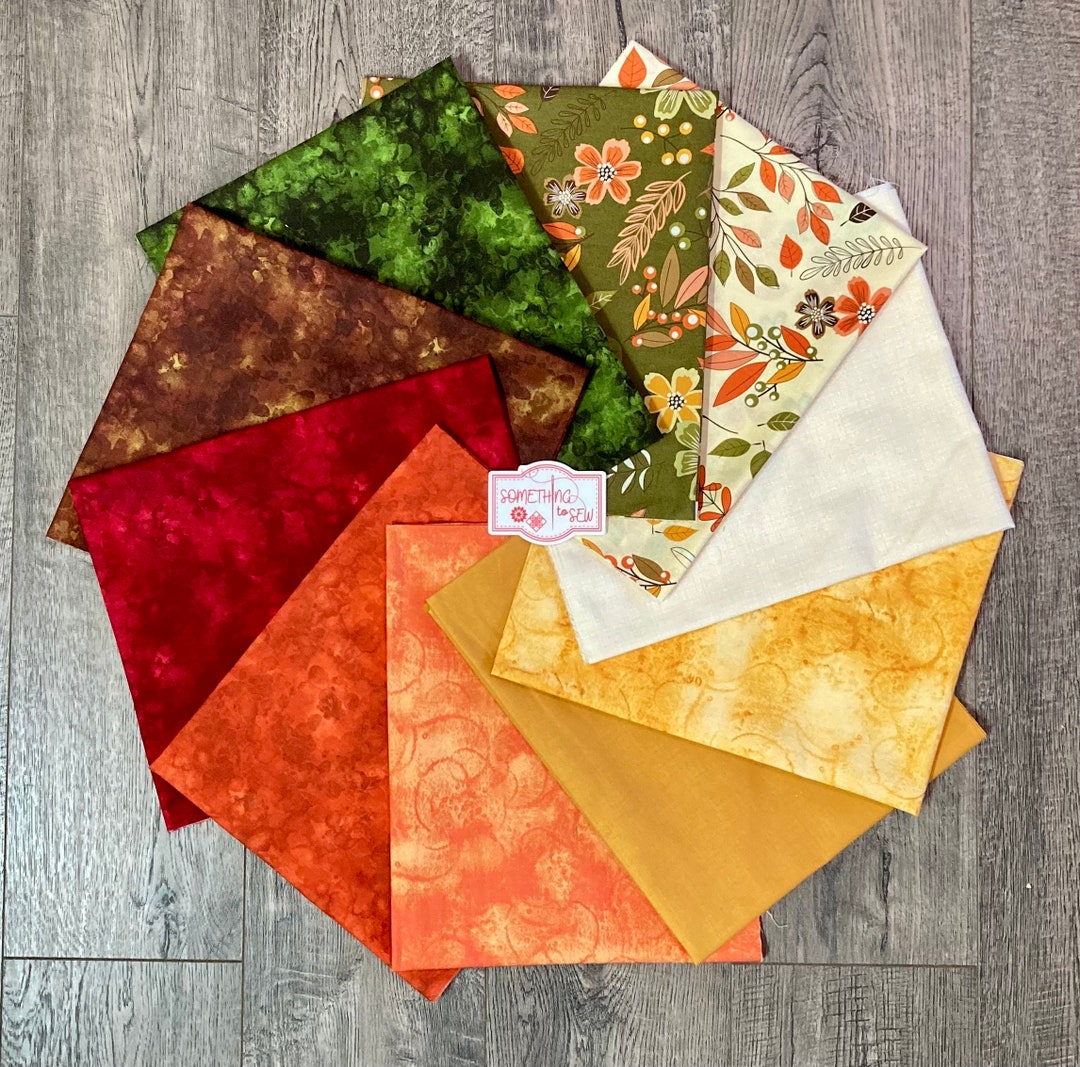 Fall Color Favorites - Fat Quarter Bundle - 10 Fat Quarters - Fabrics ...