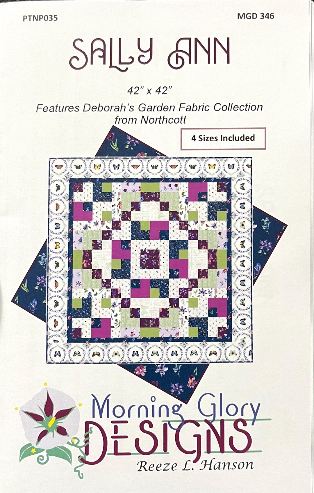 Sally Ann - Quilt PATTERN - by Morning Glory Designs - Reeze Hanson ...