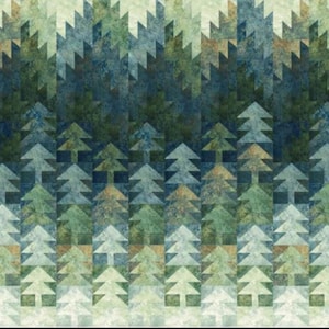 Misted Pines 2.0 - Quilt PATTERN - by Patti's Patchwork - Ombre Trees ...