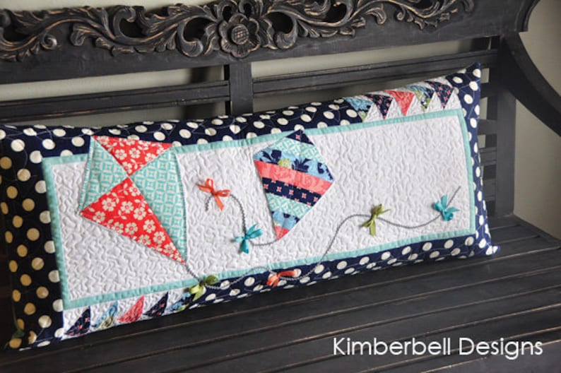 Let’s Go Fly a Kite! Bench Pillow PATTERN, Sewing - Kimberbell - KD172 ...
