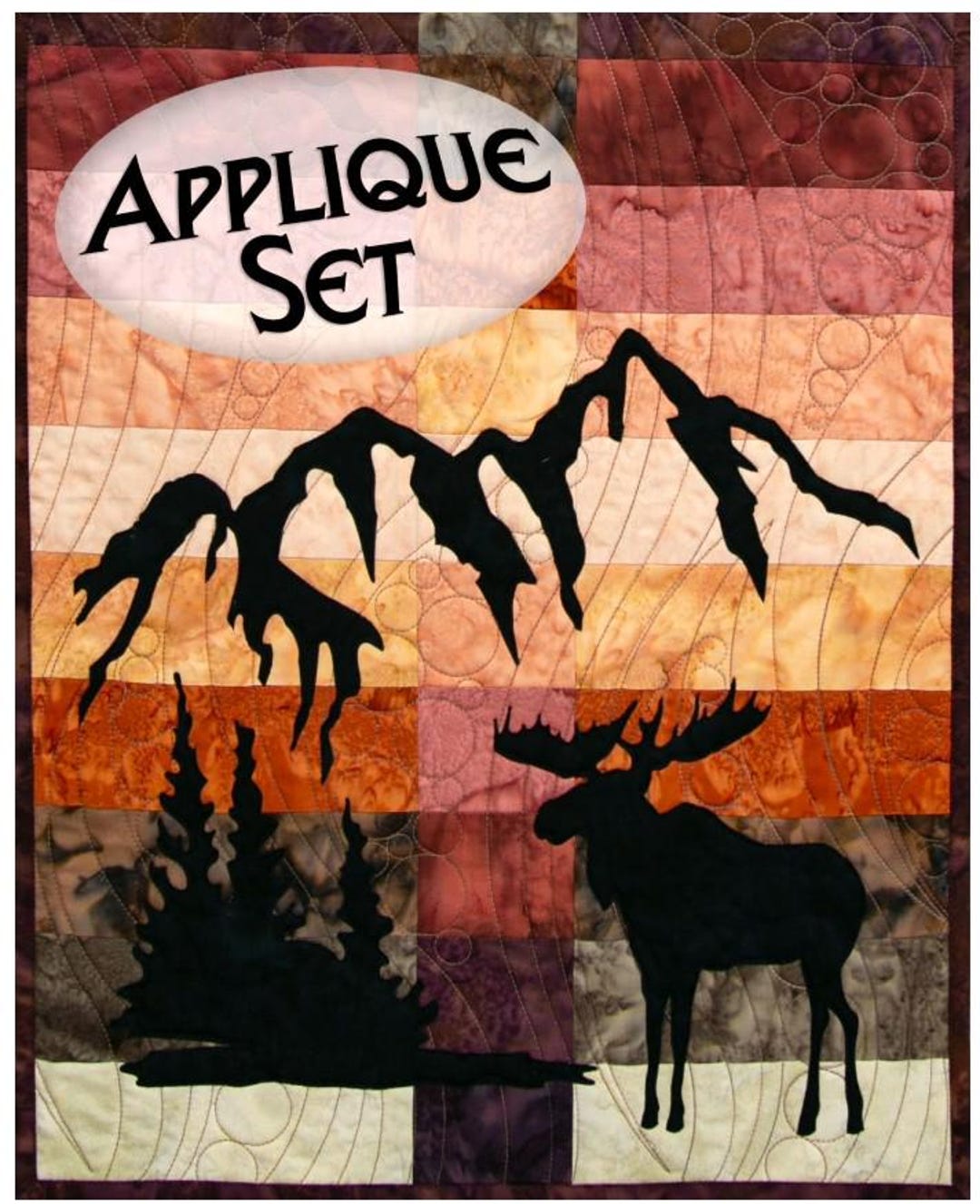 Wildwood Collection - Moose - Applique Set - by Marie Noah at Northern ...