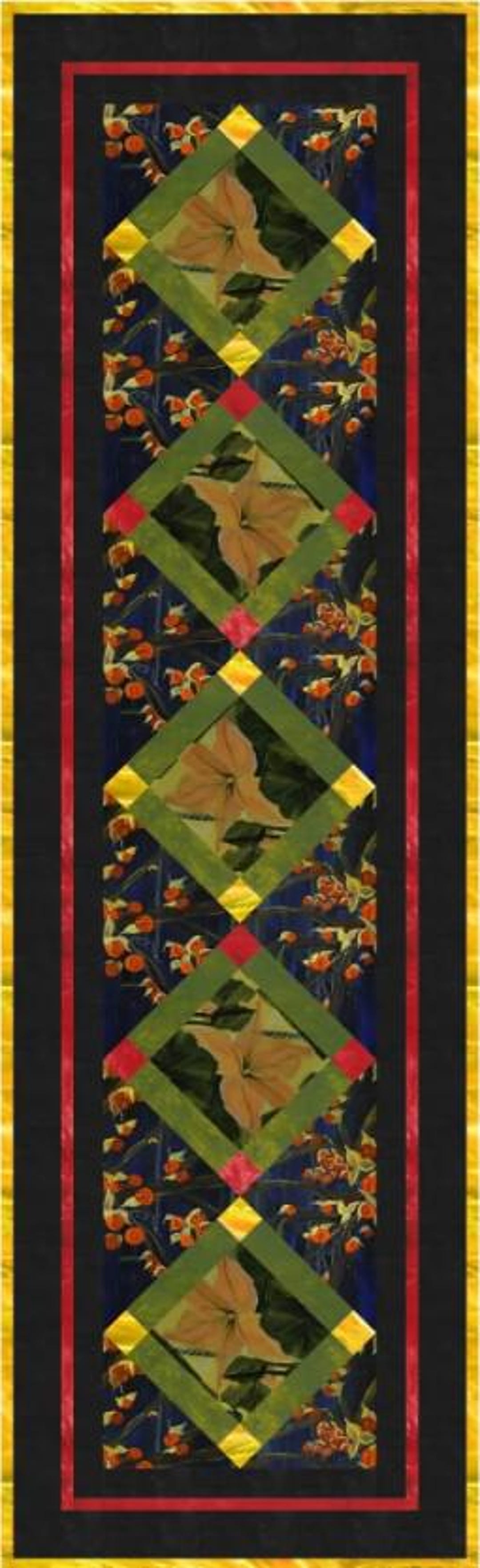 Five Gables - Runner PATTERN -by Laureen Smith - Tourmaline & Thyme ...