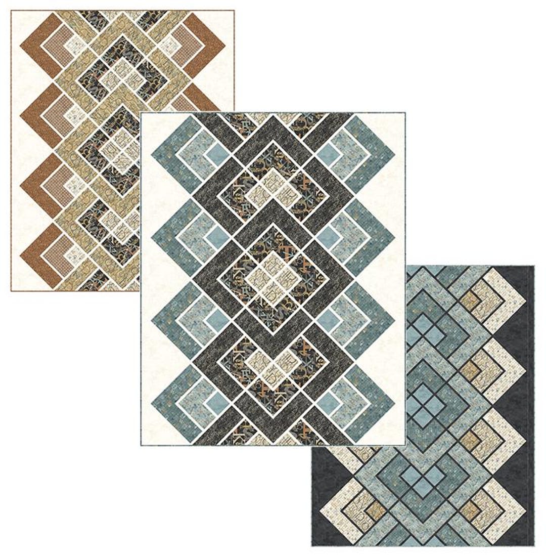 Modern Lace - Quilt PATTERN - by Canuck Quilter Designs - 55" X 68" - Features Northcott's My ...