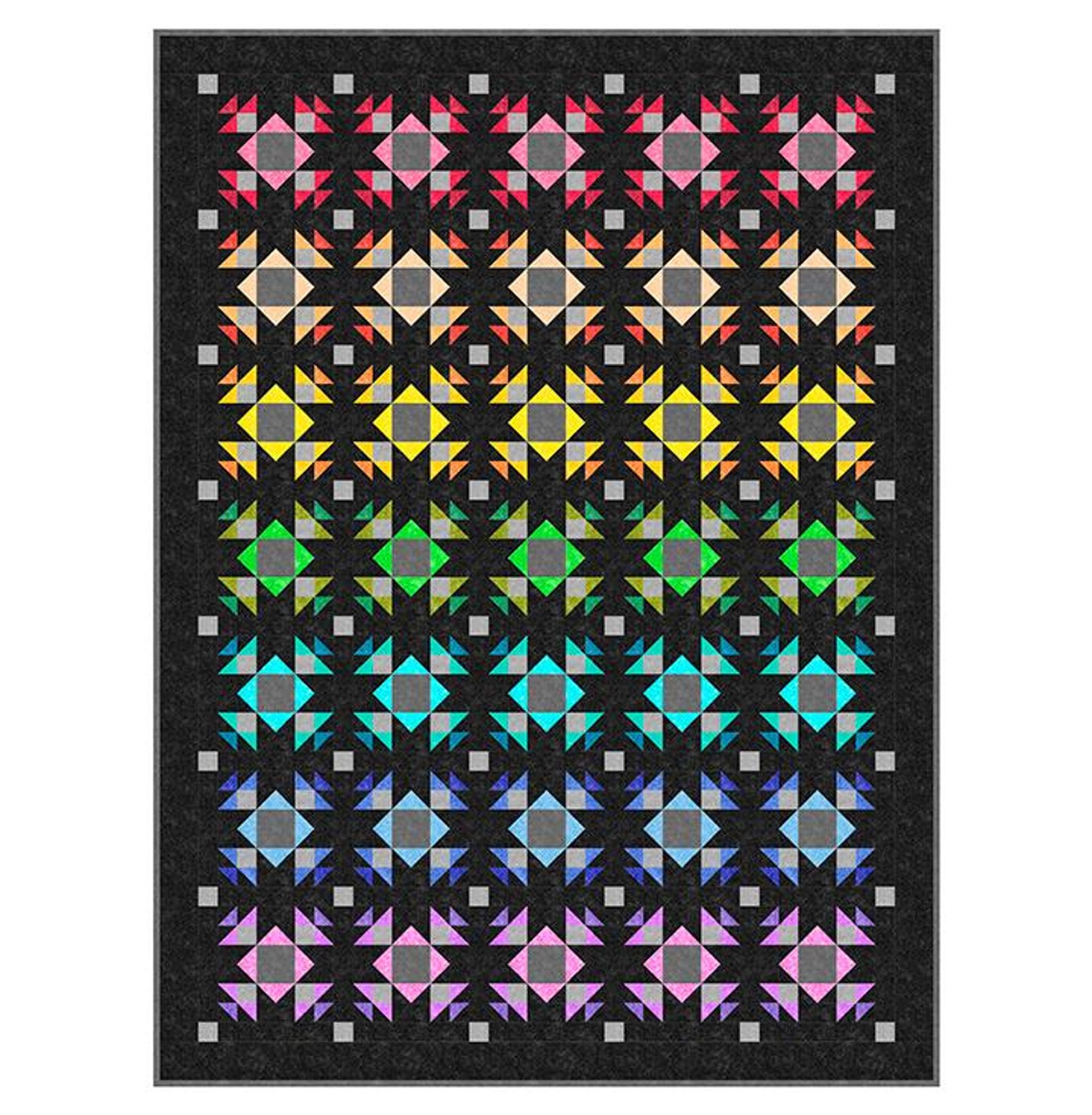 Summer Cactus Blooms - Quilt PATTERN - by Laureen Smith, Tourmaline ...