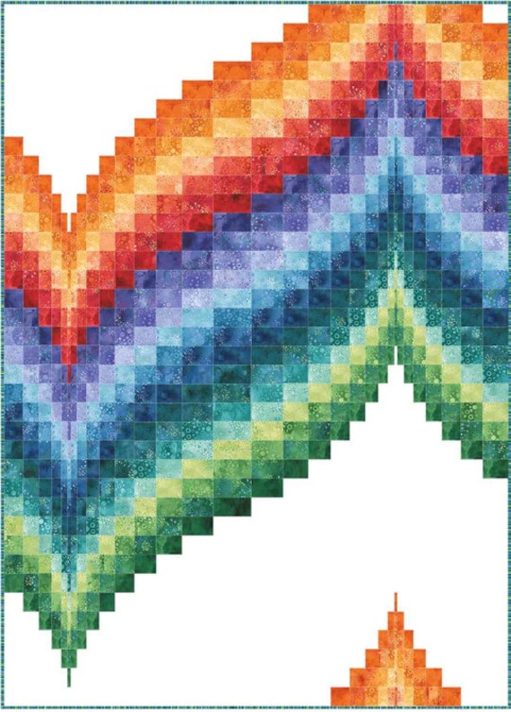 Cosmic Wave Quilt PATTERN by Patti's Patchwork - Etsy
