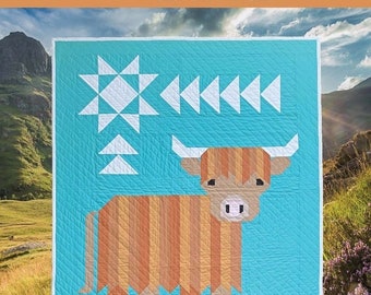 Cattle Call A Highland Coo Quilt Pattern by Art East Quilting Co ...