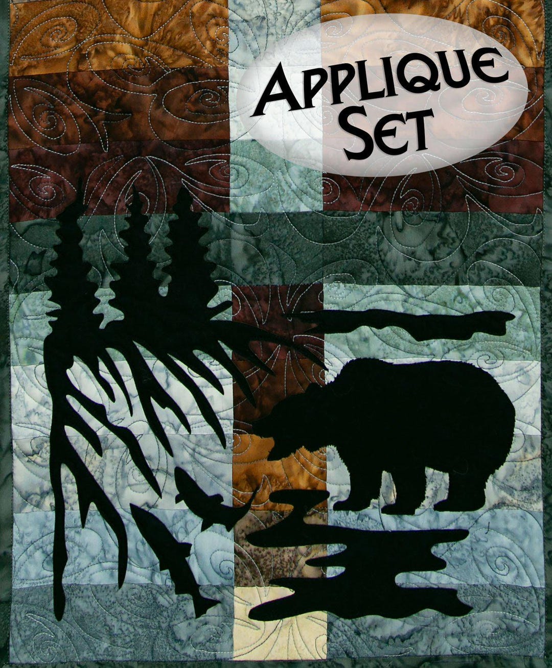 Wildwood Collection - Grizzly Bear - Applique Set - by Marie Noah at ...