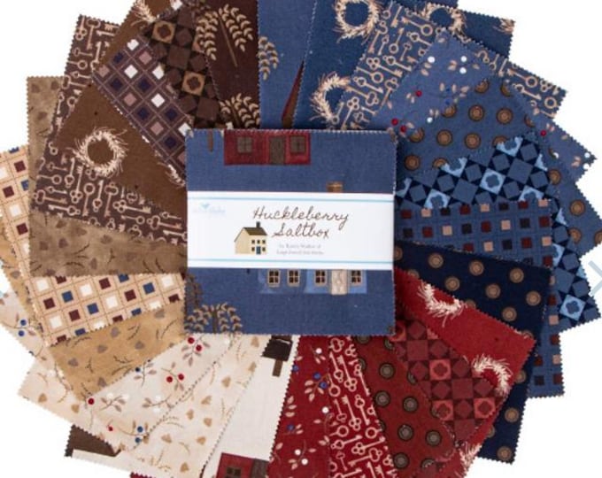 Huckleberry Saltbox - Charm Pack - (42) 5" Squares - Charms - by Karen ...