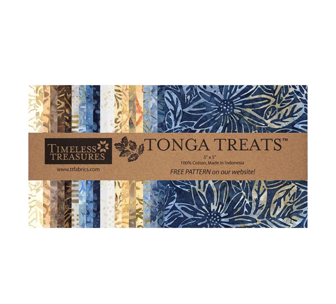 Tonga Treats Batiks - Moonlit Minis - Charm Pack - (42) 5” Squares - 5 ...