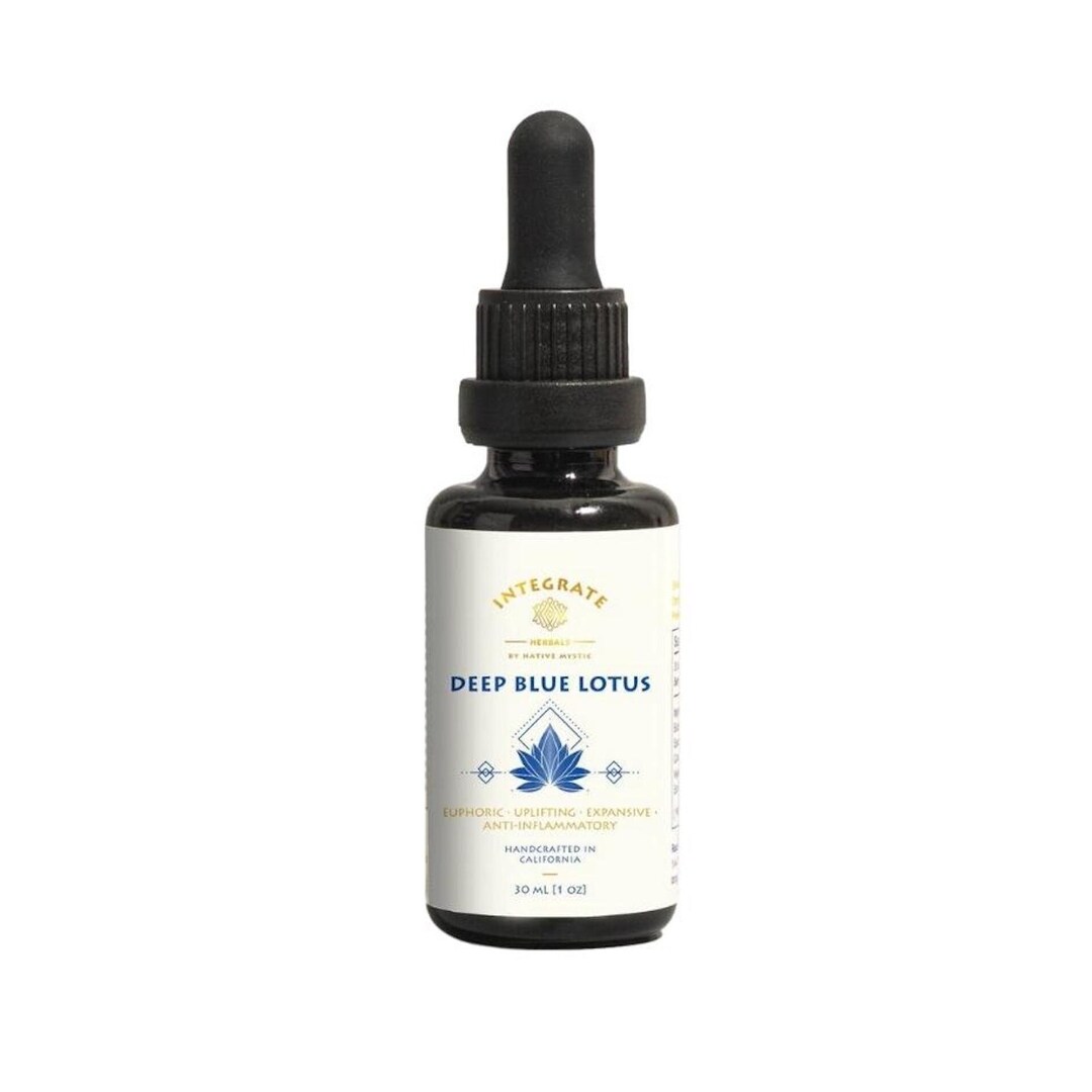 DEEP BLUE LOTUS • Wild Crafted Blue Lotus • Euphoric Dream Tincture - Etsy