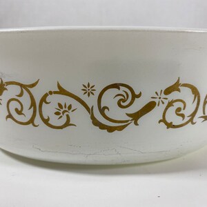 Vintage 1960’s Pyrex Empire Scroll Vines Oval Glass Baking/casserole ...