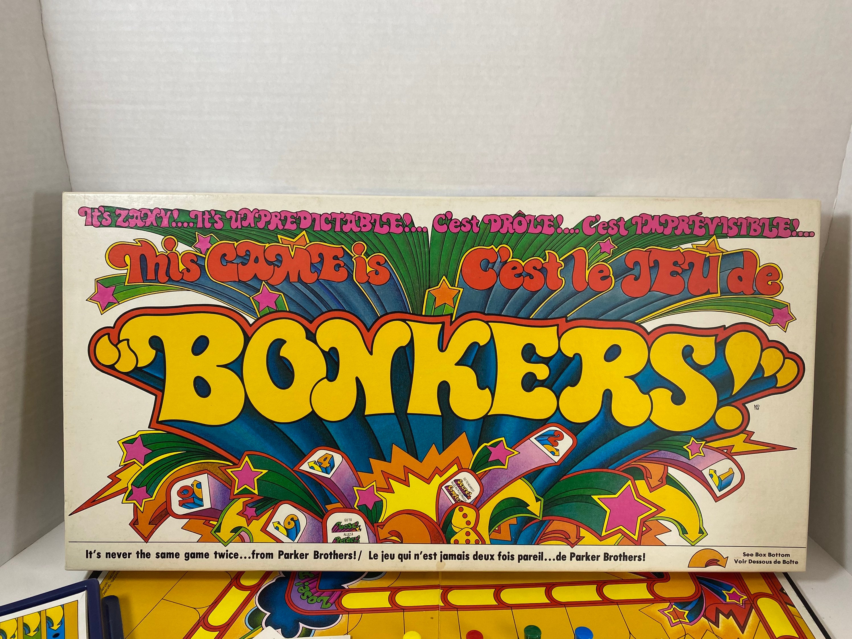 Vintage 1978 Bonkers Board Game Collectible Rainy Day - Etsy